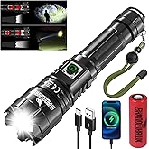 Shadowhawk Rechargeable LED Torch, 10000 Lumens High Power XHP70.2 ...