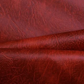 RED VINYL FAUX LEATHER FROM THE FABRIC BARN , LEATHERETTE UPHOLSTERY ...
