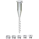 Alberts 610630 Einschraub-Bodenhülse für Rohre | für alle Standrohre von Ø25 bis 65 mm geeignet ...