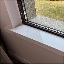 Window Sill Cover White PVC Window Sill Cover With 4cm Nosing, Easy To ...