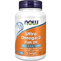 NOW Foods Ultra Omega 3 Fish Oil - 180 Soft Gel Capsules: Buy Online at Best Price in UAE ...