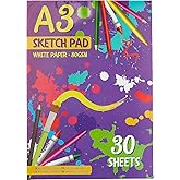2 Packs of A3 Sketchbook Drawing Paper - Kids Coloring Book and Art ...