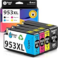 Smart Ink Compatible Ink Cartridge Replacement for HP 932XL 933XL 932 XL 933 High Yield (BK & C ...