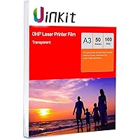 OHP Film Overhead Projector Film - 50 Sheets A3 Laser Jet Printer and ...