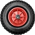KetoBarrow 12'' Wheel 4.00-6 PU Puncture Proof Solid Wheel - 16mm Bore - 13 x 4 Heavy Duty ...