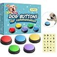 Dog Buttons Talk Training Set for 5,Recordable Speaking Buttons for Pet ...