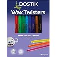 Bostik Wax Twisters - Durable, Retractable Wax Crayons - Mess-Free ...