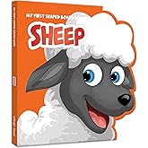 My First Shaped Board Book: Illustrated Lion - Animal Picture Book for ...