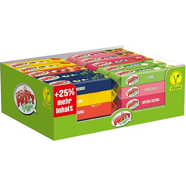 Fritt - Kaubonbon-Streifen Frucht - 30er | Foodworld XL DE