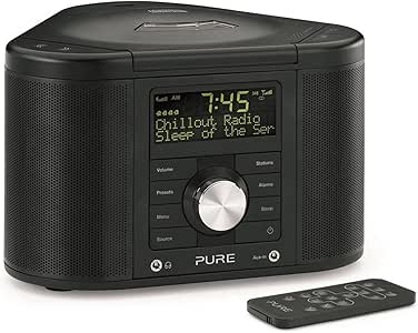 Pure Chronos Series 2 FM/DAB Digital Radio Alarm Clock with CD Player ...