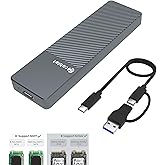 NVME M2 LED Enclosure, PiBOX India NVMe/NGFF SATA Dual SSD Enclosure ...