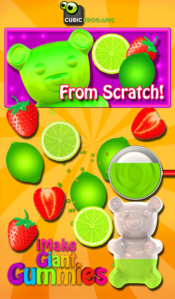 iMake Giant Gummies-Free Gummy Maker by Cubic Frog Apps! More Gummies?: Amazon.fr: Appstore pour ...