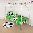 CHRISTOW Football Bed Frame Kids Soccer Goal Metal Post For Single ...