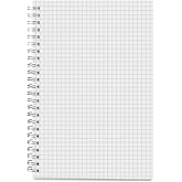 RETTACY Graph Paper Notebook 3 Pack - A5 Graph Grid Spiral Notebook ...