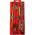 Inditrust 20pcs Metric Tap and Die Set Thread Tool M3 to M12 Thread Repair Plug Metric Wrench ...