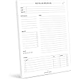 Bloc-Note A5 pour Réunions et RDV : Carnet de Notes Professionnel de 50 ...