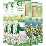 Air Wick Air Freshener Reed Diffuser, Crisp Linen and Lilac, Pack of 5 ...