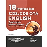 Buy Disha 18 Previous Year CDS & CDS OTA General Knowledge Topic-wise ...