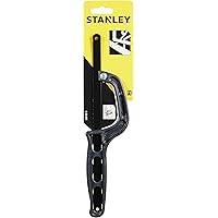 STANLEY 0-20-807 10''/254mm Mini Hacksaw (Black) : Amazon.in: Home ...