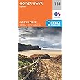 Gower / Gwyr Map | Llanelli | Ordnance Survey | OS Explorer Map 164 ...