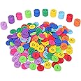 VILLCASE 300pcs Place Value Disks, 10 Values Counting Chips for Kids ...