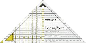 Dritz Fons & Porter Half & Quarter Ruler, Original Version : Amazon.co ...
