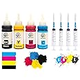 INK POINT Refill Ink for Canon Pixma Printer for E510 E410 E560 E470 ...
