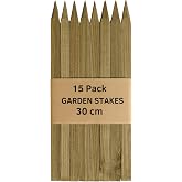 20 Pack 12" (300mm) Treated SITE PEGS Wooden Stakes Posts PEGS Garden ...