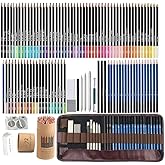 Corslet 110 Pc Sketching Kit for Artists | Drawing Pencils, A5 Sketch ...