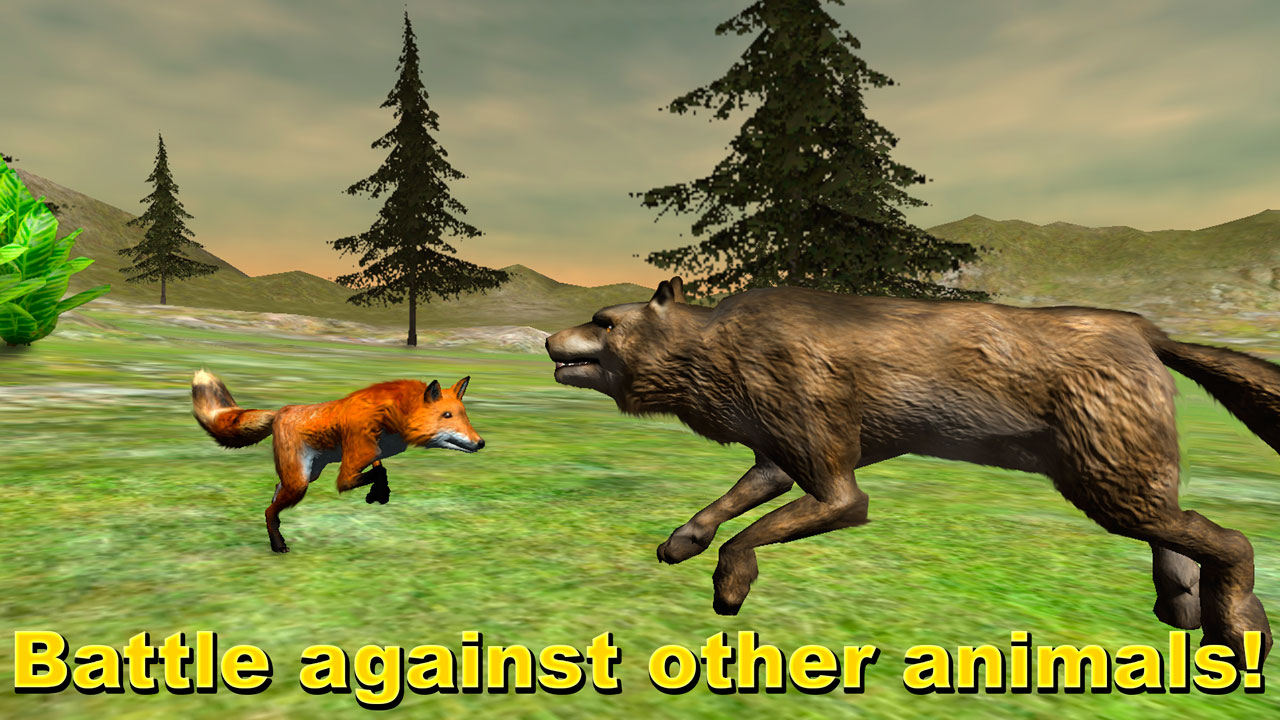 Wild Wolf Survival Simulator 3D: Amazon.co.uk: Appstore for Android