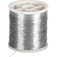 Creativ Company 100-Piece Sewing Thread, Silver : Amazon.co.uk: Home ...
