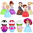 Christoy 6PCS Mini Beautiful Cake Doll Toy Surprise Cupcake Princess ...
