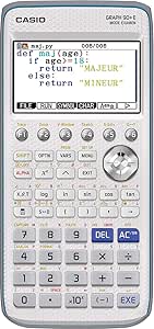 Casio Graph 90+E Calculatrice Graphique avec Python : Amazon.fr ...