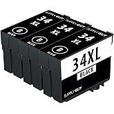SANCTink 34 XL Cartucce d'inchiostro Compatibili con Epson 34XL ...