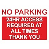 KEEP CLEAR ACCESS REQUIRED 24 HOURS - Mandatory Sign: Amazon.co.uk: DIY ...