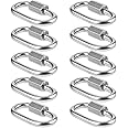 Mabor 10Pcs Small Carabiner Clips 304 Stainless Steel Heavy Duty ...
