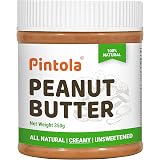 Pintola All Natural Peanut Butter Crunchy 1kg | Unsweetened | 30g ...