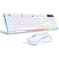 Gaming Keyboard and Mouse Combo, MageGee K1 RGB LED Backlit Keyboard ...