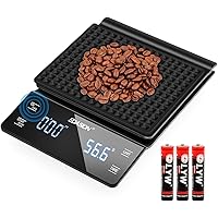 Digital Coffee Scale with Timer 0.1g/3KG High Precision Kitchen Scale ...