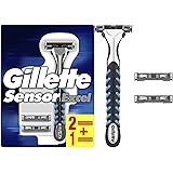 Gillette Sensor Excel Men's Razor Blades, 10 Refills: Amazon.co.uk ...