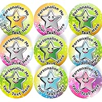 144 Personalised Superstar 30mm Reward Stickers for School Teachers ...