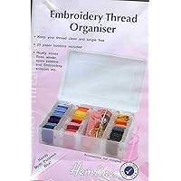 Hemline H3003.M | Plastic Medium Embroidery Floss/Thread Box/Organiser : Amazon.co.uk: Home ...