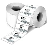 Amazon Basics 70gsm Thermal Label Printer Paper - 2" x 1" (50 x 25 mm ...