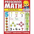 Preschool Math Activity Book: Learn to Count, Number Tracing, Addition ...