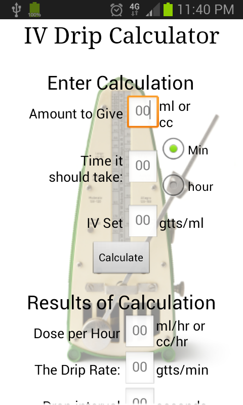NurseWorks IV Drip Calculator and Counter: Amazon.co.uk: Appstore for ...