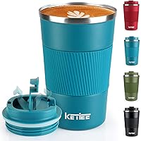 Esteopt Travel Mug, Insulated Coffee Cup with Leakproof Lid - Vacuum ...