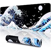 YUWLDD Mouse Pad Gaming Large Desk Pad (31.5 x 11.8 x0.12 inch ...