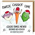 Funny Christmas Card for Her and Him, Humorous Christmas Cards for Girlfriend, Wife, Daughter or ...