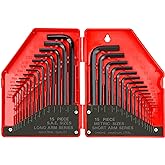 Amazon Basics 36-Piece Allen Wrench/Hex Key Set - Inch/SAE and Metric: Buy Online at Best Price ...