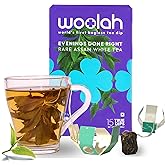 Woolah Green Tea Assortment pack, Organic BAGLESS Tea Dip (4 Packs = 60 ...